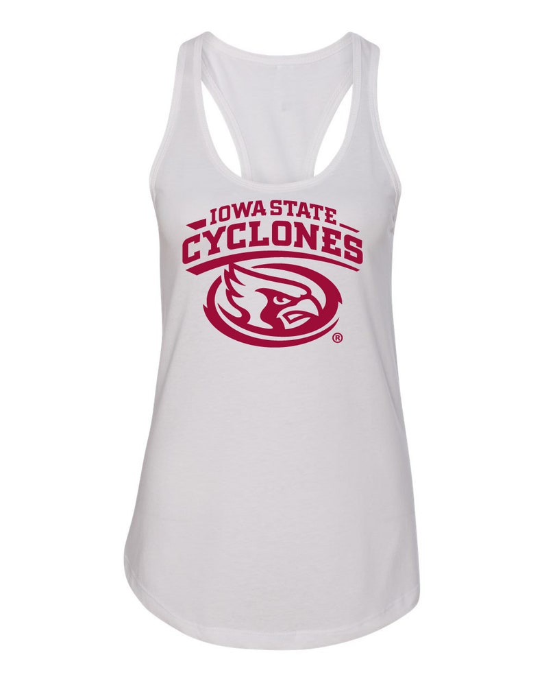 Iowa State Cyclones Tank Top Cy the ISU Mascot Swirl Tee - Etsy
