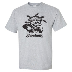 Wichita State Shockers Tshirt WSU Shirt Wushock Logo Wichita State Tee ...