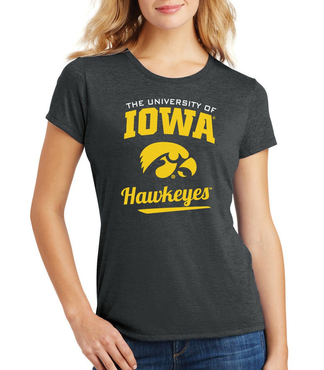 Iowa Hawkeyes Tee Script Iowa Hawks Shirt Hawkeye T-shirt Iowa Tshirt ...