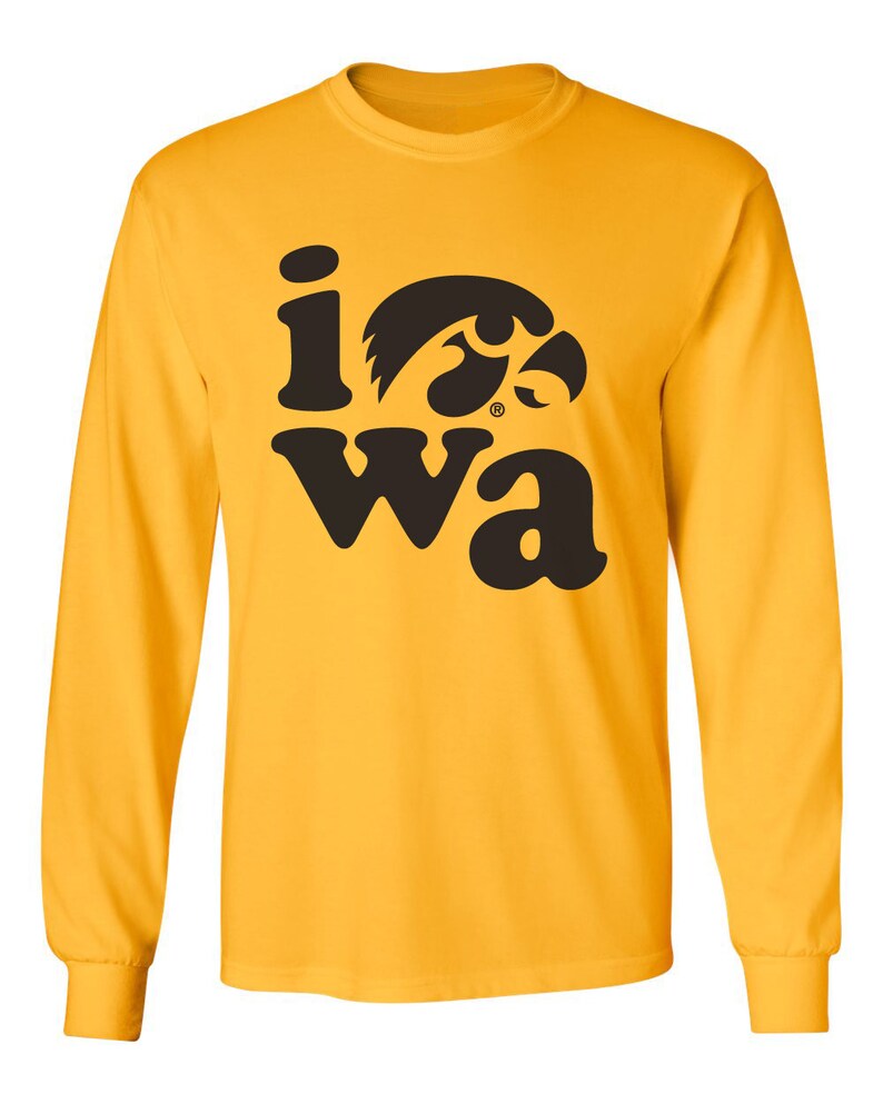 Iowa Hawkeyes Tee Shirt | Iowa Stacked | Iowa Hawkeye Shirt Hawkeyes T ...