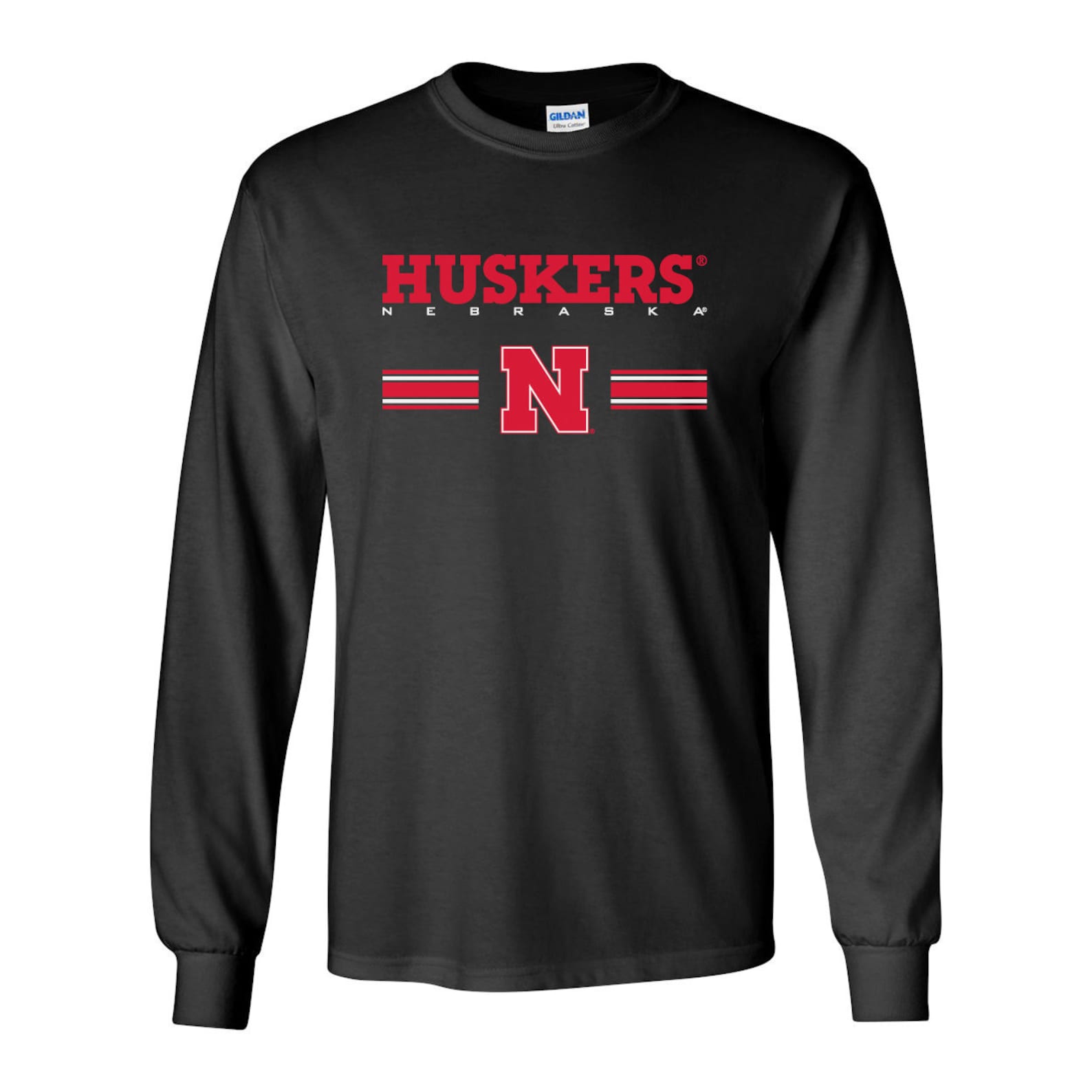 Nebraska Huskers Stripe N Tee Shirt Long Sleeve Nebraska Huskers Shirt ...