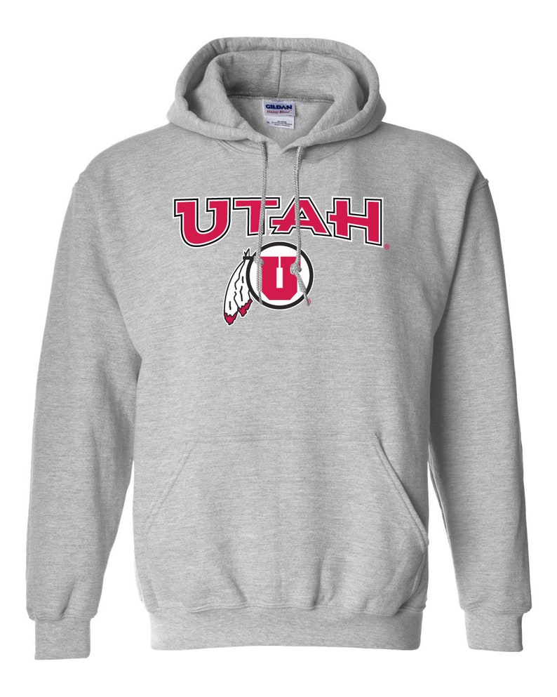 Utah Utes Sweatshirt Utah Utes Hoodie Utah Utes Hooded Sweatshirt Utah ...