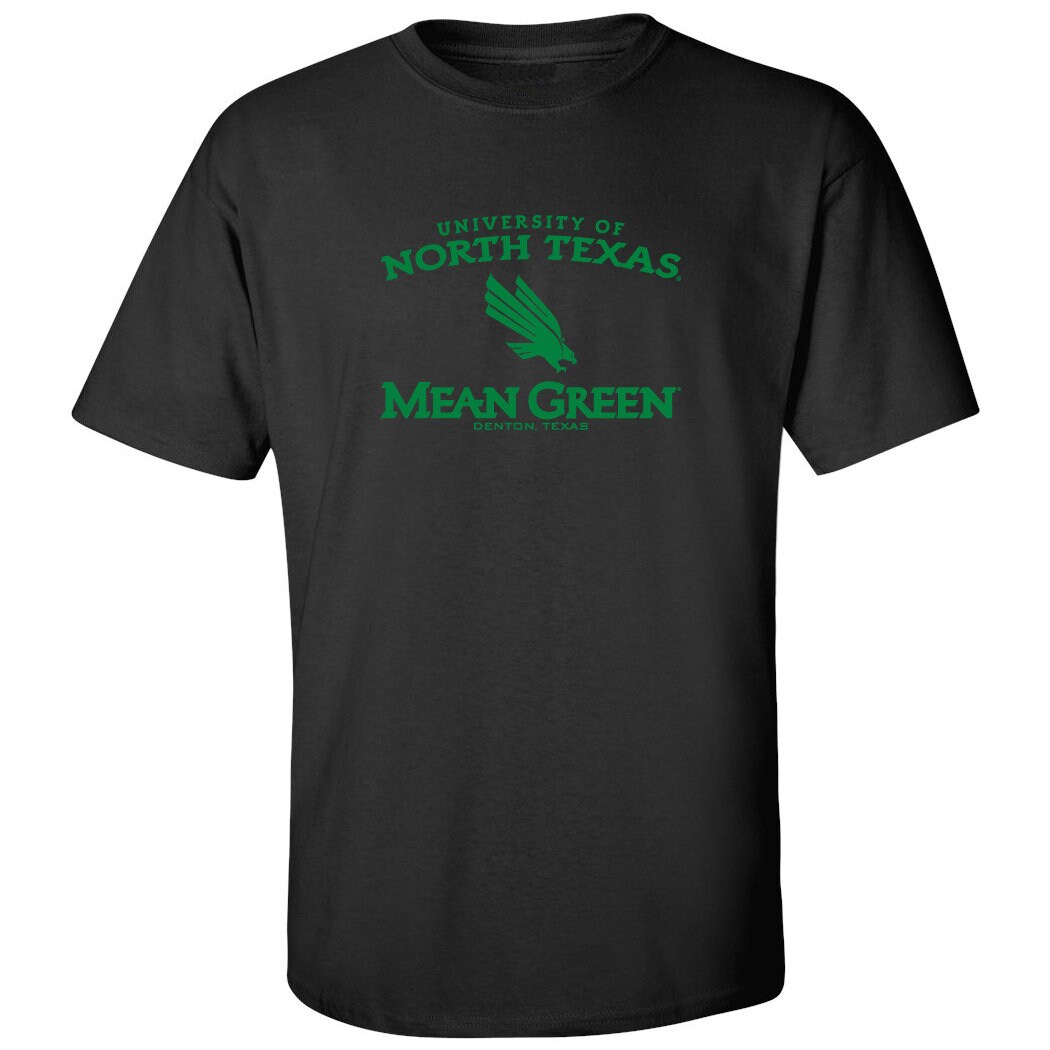 North Texas Mean Green Tshirt Primary Logo UNT Mean Green Shirt North ...