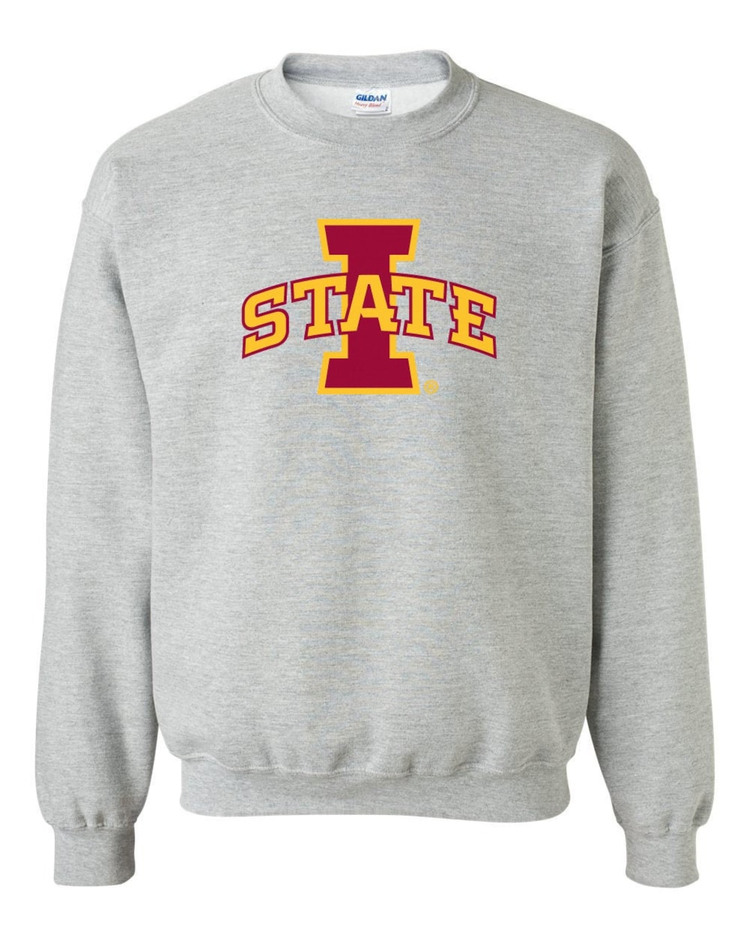 Iowa State Cyclones Sweatshirt Primary Logo Cyclone Crewneck Sweatshirt ...