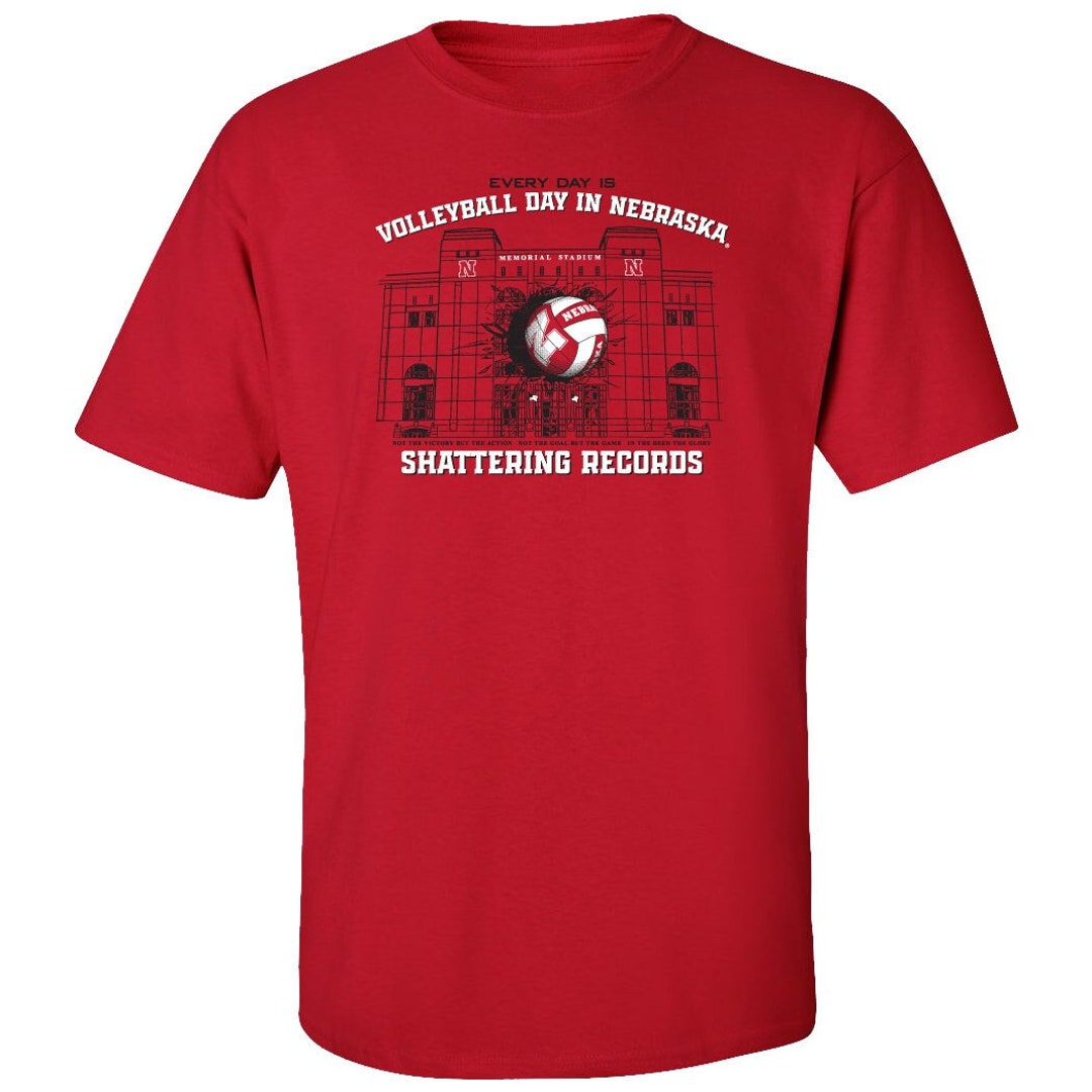 Nebraska Volleyball Shirt | Every Day is Volleyball Day in Nebraska ...