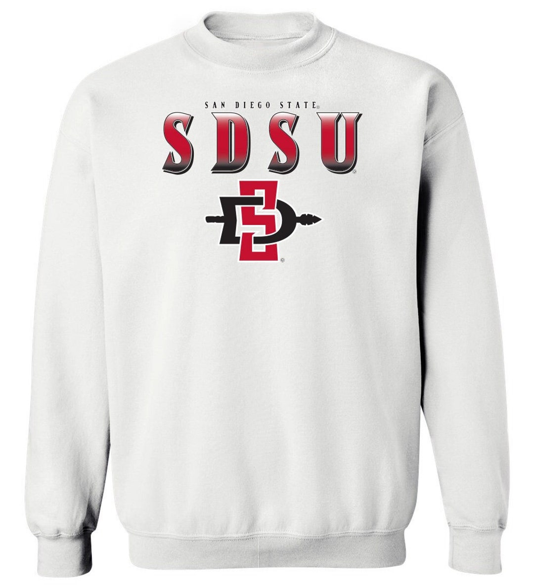 San Diego State Aztecs Crewneck Sweatshirt | Full Color Fade Primary ...