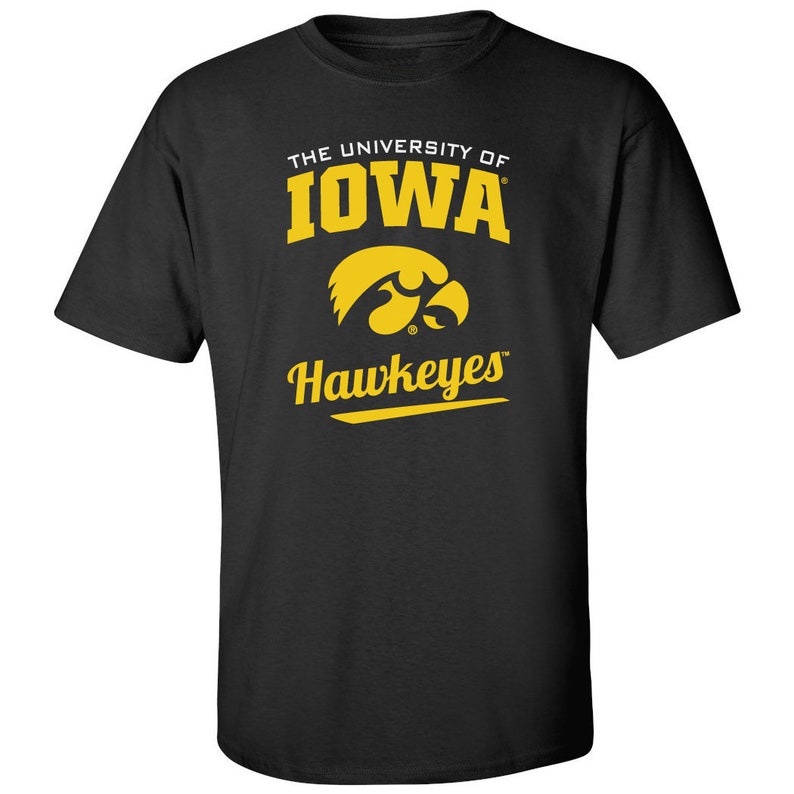 Iowa Hawkeyes Tee Shirt Script Hawkeyes Iowa Hawkeye Shirt Hawkeye T ...