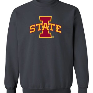 Iowa State Cyclones Sweatshirt Primary Logo Cyclone Crewneck Sweatshirt ...