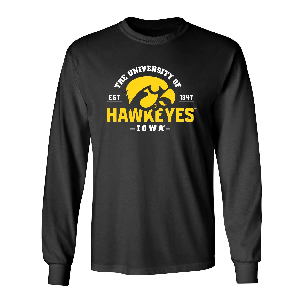 Iowa Hawkeyes Tee Shirt the University of Iowa Hawkeyes Shirt Hawkeye T ...