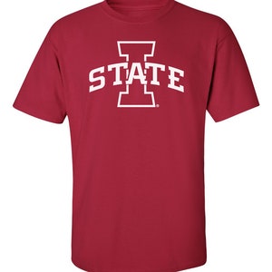 Iowa State Cyclones Tee Shirt Primary Logo T Shirt Cyclone T-shirt ISU ...