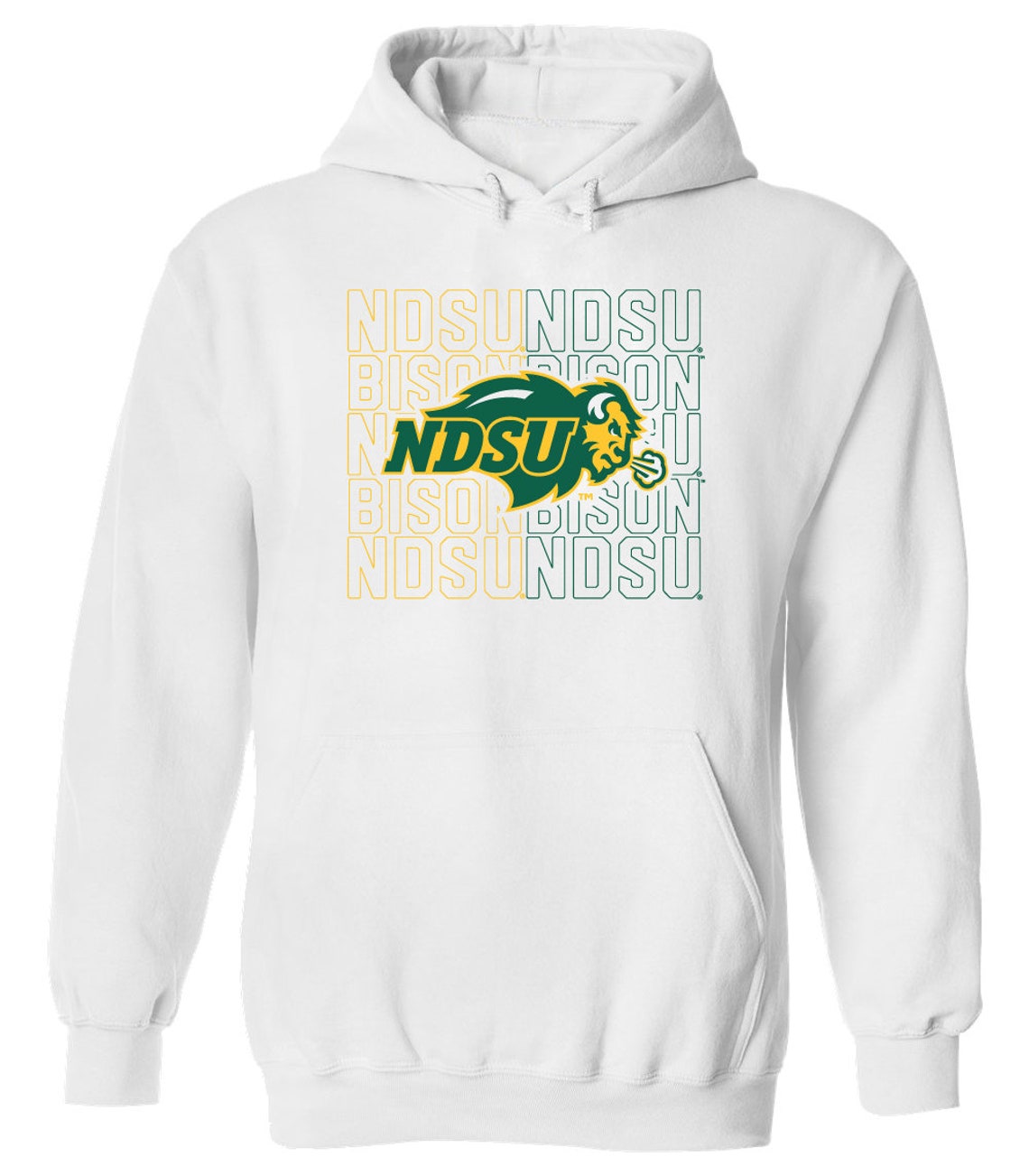 NDSU Sweatshirt NDSU Hoodie North Dakota State Sweatshirts Bison ...