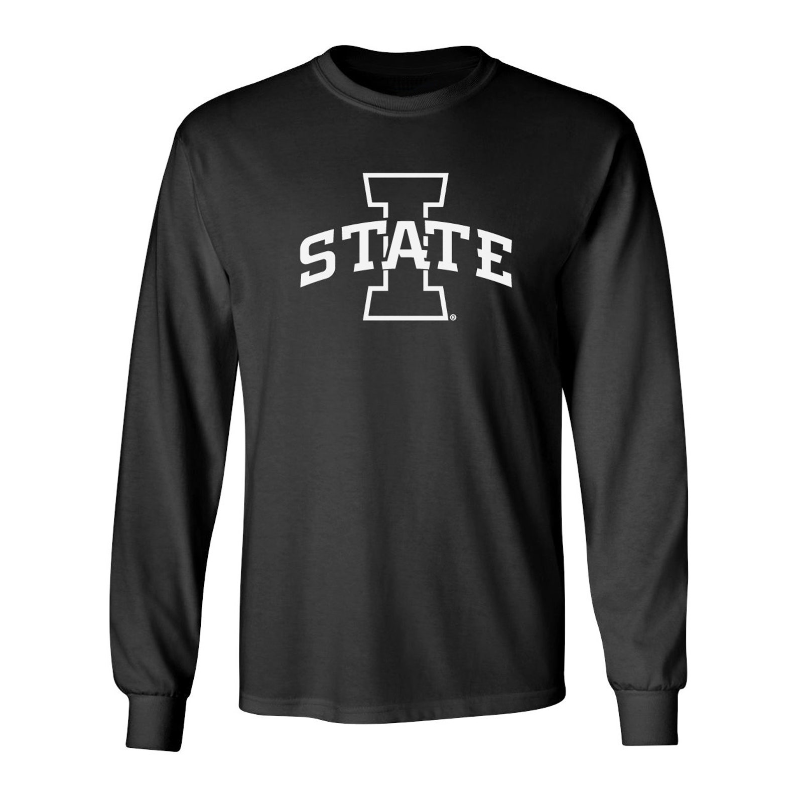 Iowa State Cyclones Tee Shirt Long Sleeve I-STATE Logo Iowa State ...