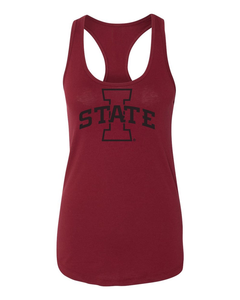 Iowa State Cyclones Tank Top Primary Logo Tshirt Racerback ISU - Etsy