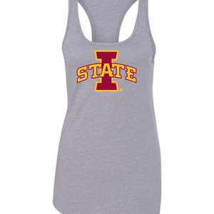 Iowa State Cyclones Tank Top Primary Logo Tshirt Racerback ISU Tanktop ...