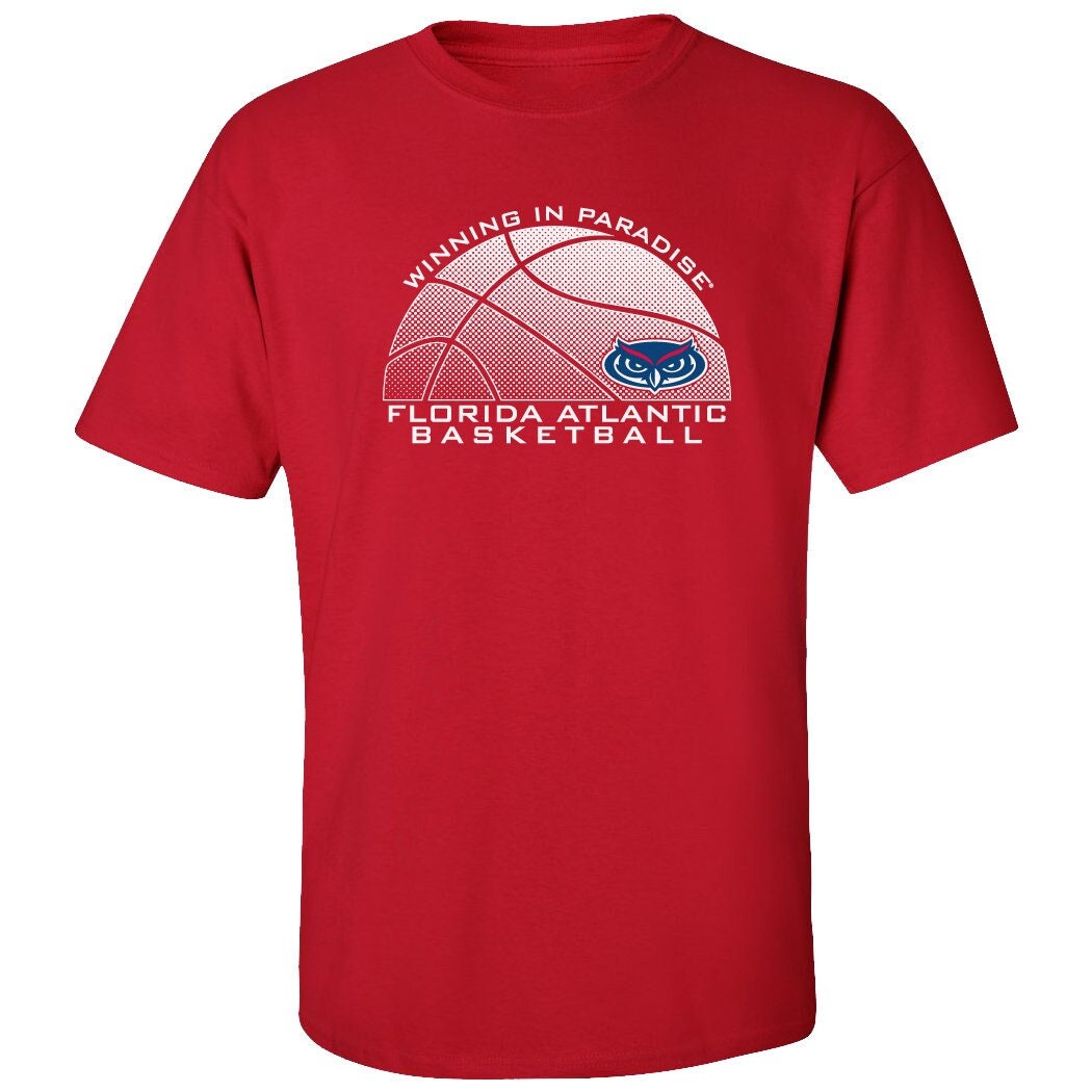 Florida Atlantic Tshirt Florida Atlantic Shirt FAU Owls Basketball Tee ...