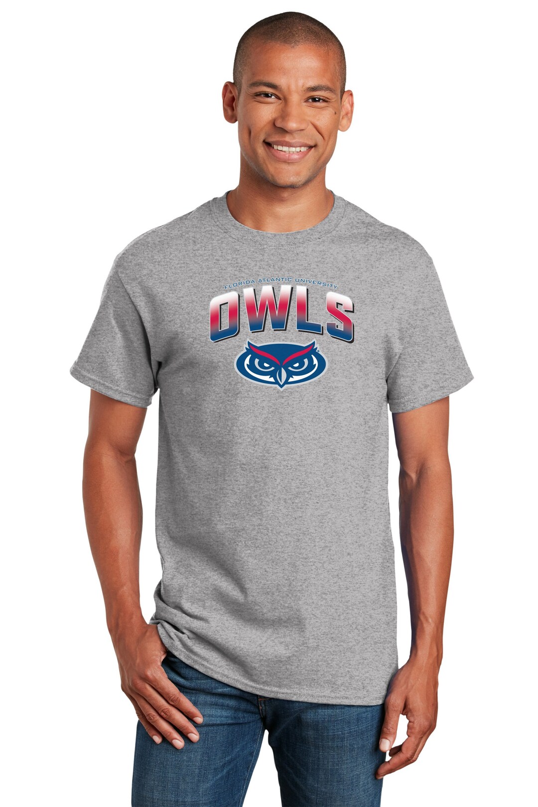 Florida Atlantic Tshirt | Florida Atlantic Shirt | FAU Full Color OWLS ...