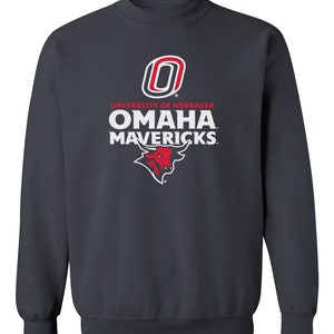 Omaha Mavericks Sweatshirt UNO Crewneck Sweatshirt University of ...