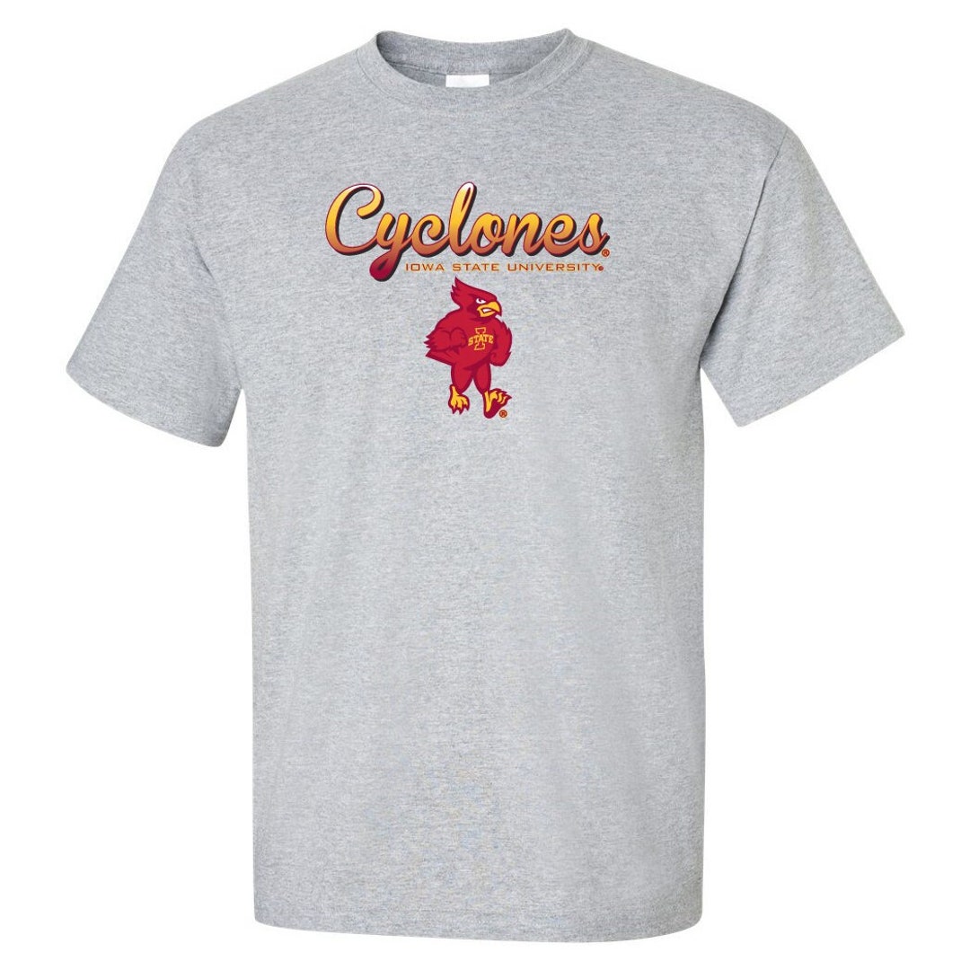 Iowa State Shirt | Script Cyclones Full Color Fade W/cy | ISU Cyclones ...