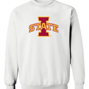 Iowa State Cyclones Sweatshirt Primary Logo Cyclone Crewneck Sweatshirt ...