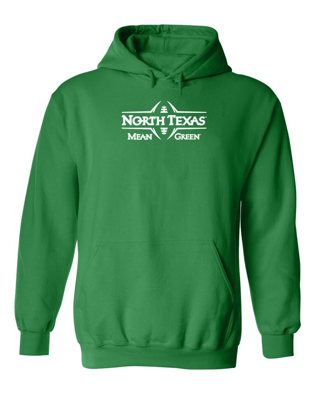 North Texas Mean Green Hoodie | Football Laces | North Texas Hooded ...