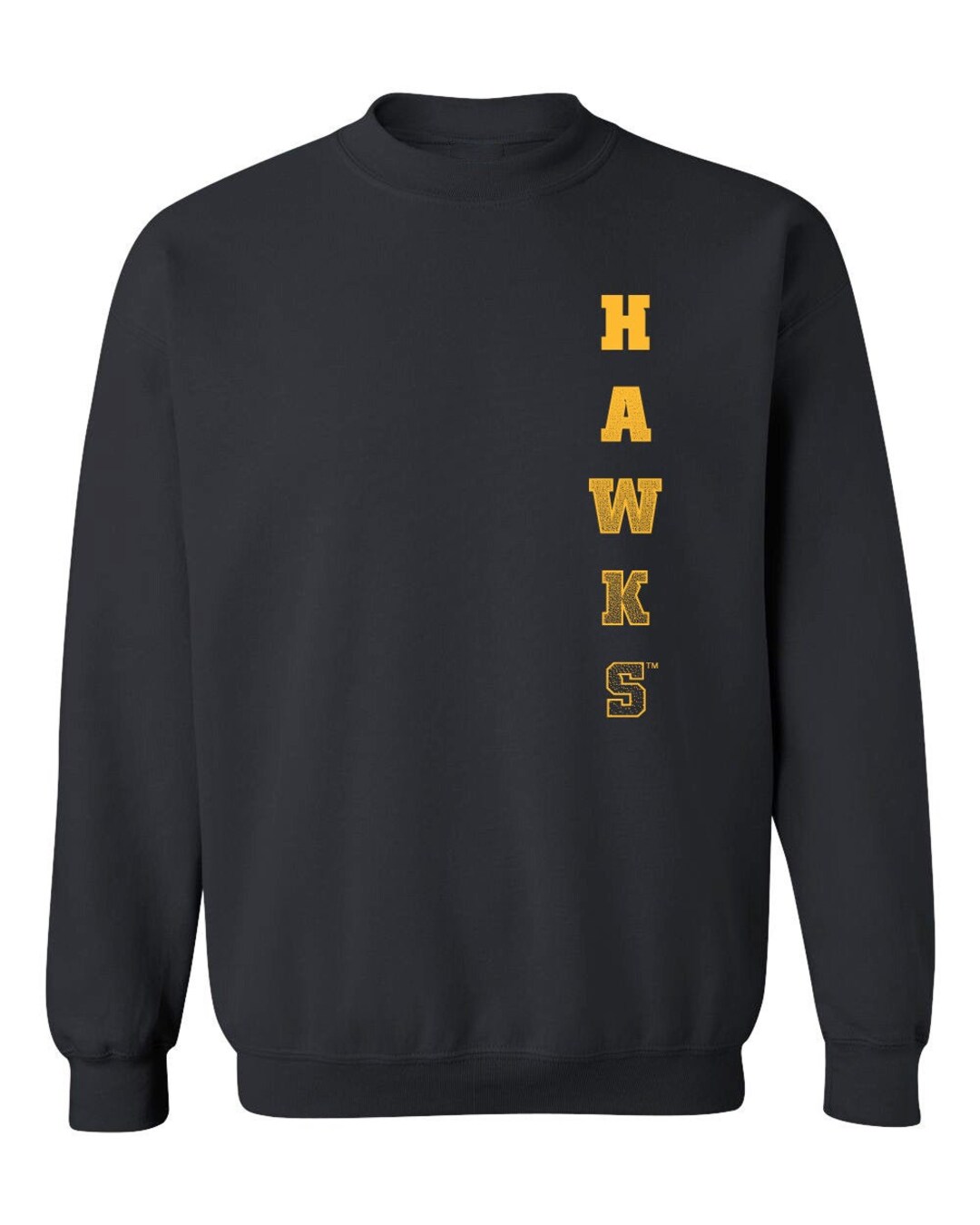 Iowa Hawkeyes Sweatshirt | Vert HAWKS | Iowa Crewneck Sweatshirt | Iowa ...