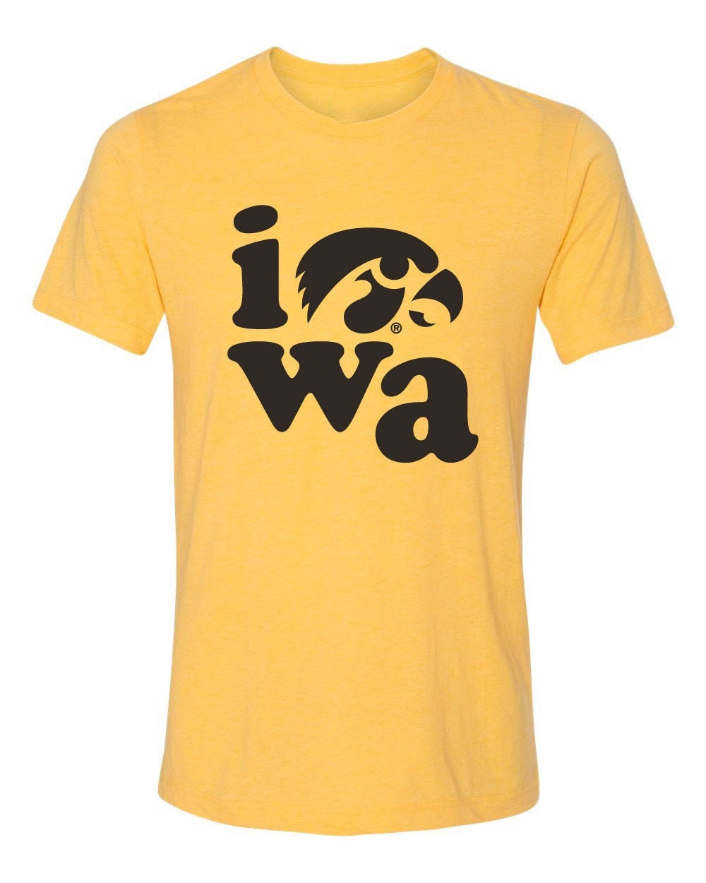 Iowa Hawkeyes Premium Tee Shirt | Iowa Stacked | Iowa Hawkeyes Shirt ...