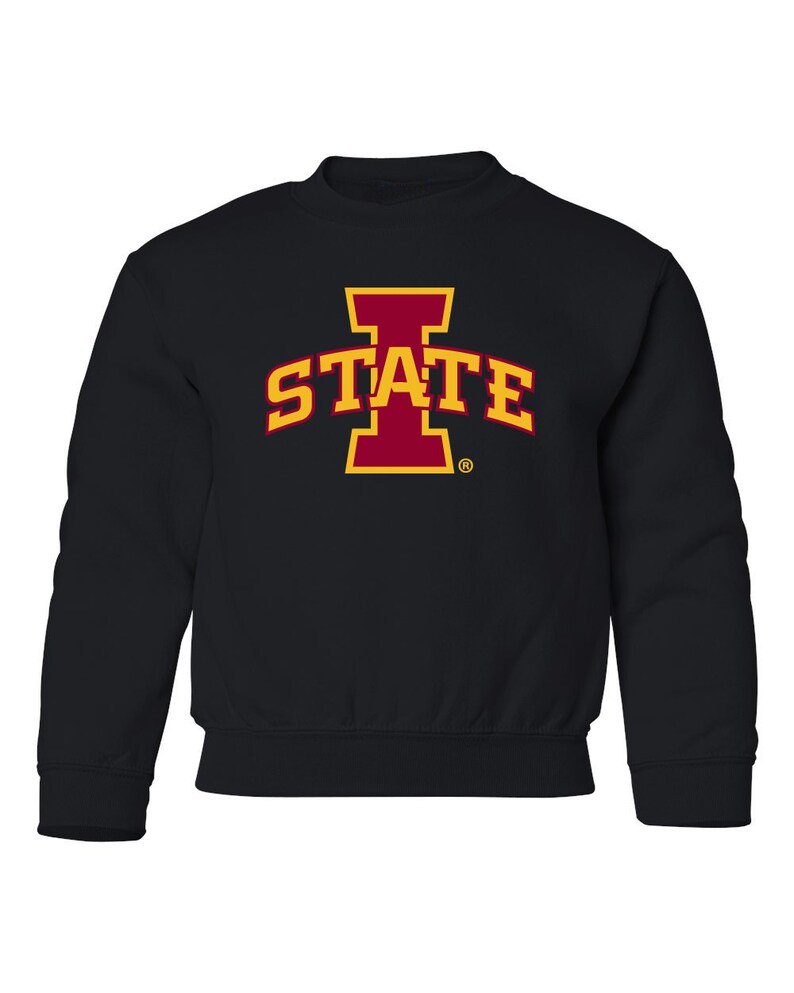 Iowa State Cyclones Youth Crewneck Sweatshirt I-STATE Logo - Etsy