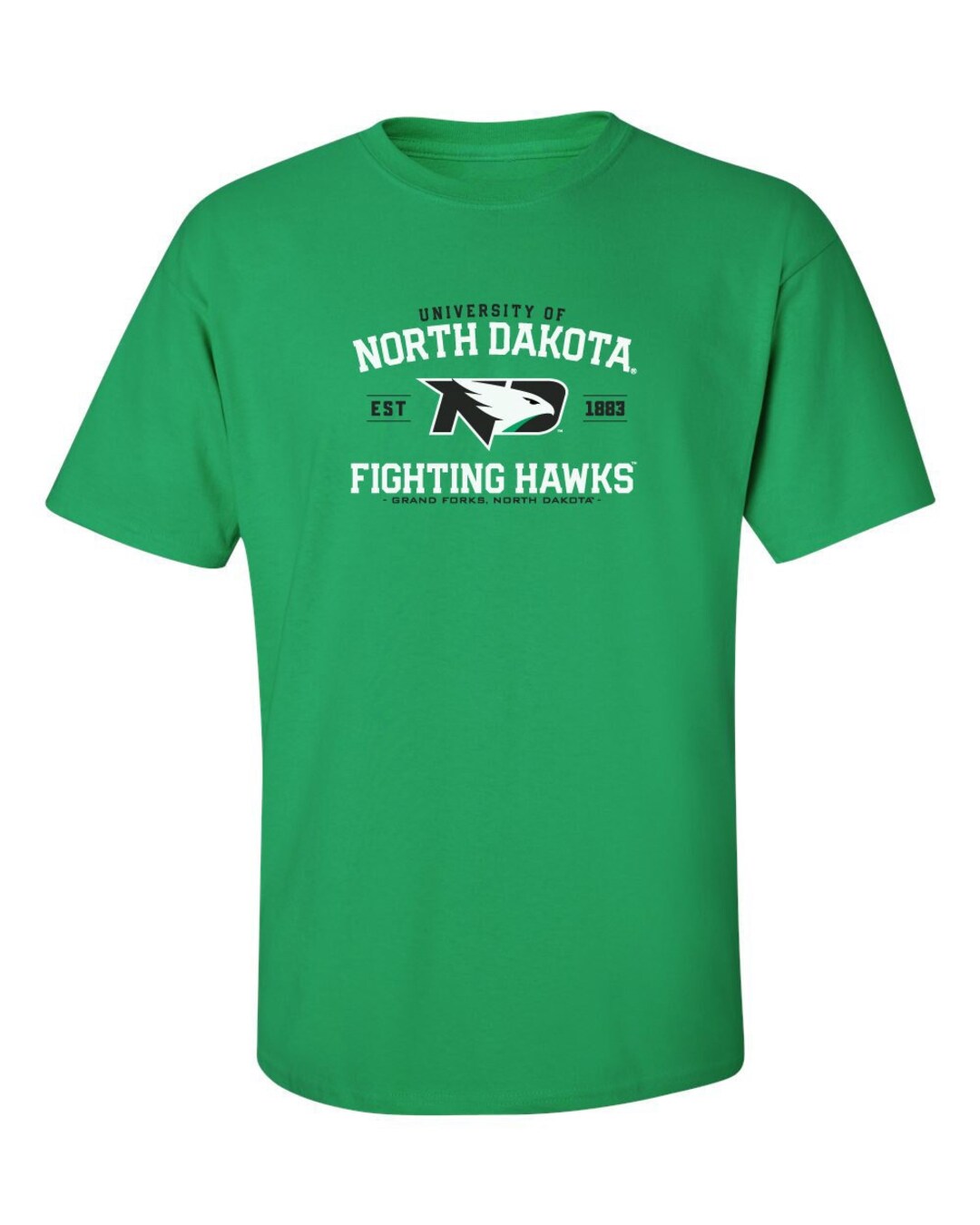 North Dakota Fighting Hawks Tshirt | Primary Logo | UND Fighting Hawks ...