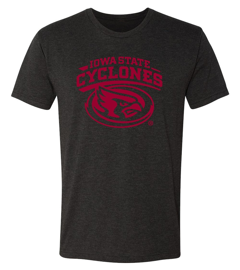 Iowa State Cyclones Premium Tee Shirt Mascot Swirl Cyclone T Shirt ...