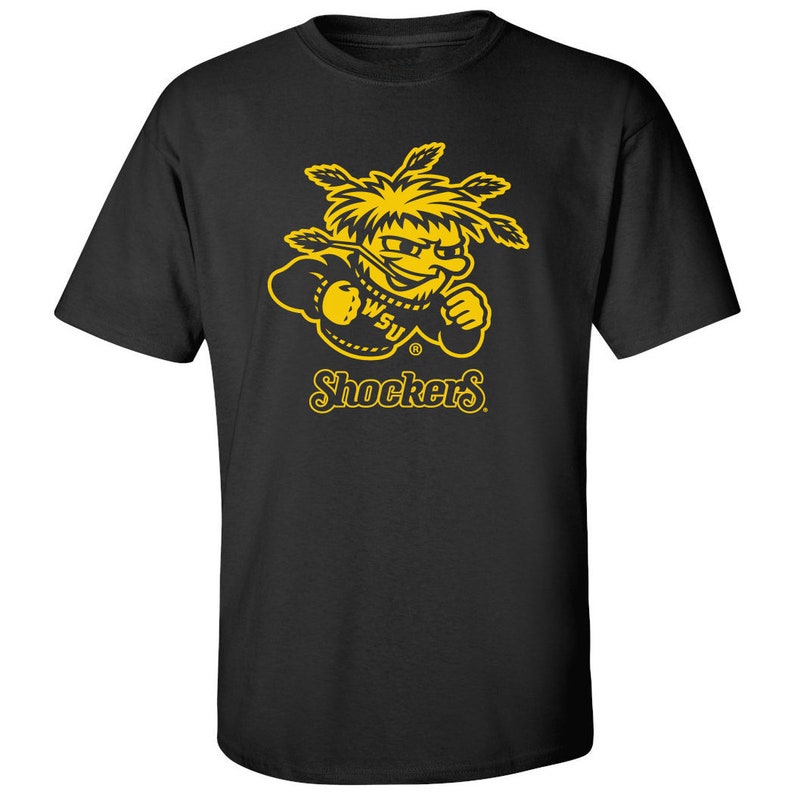 Wichita State Shockers Tshirt WSU Shirt Wushock Logo Wichita State Tee ...