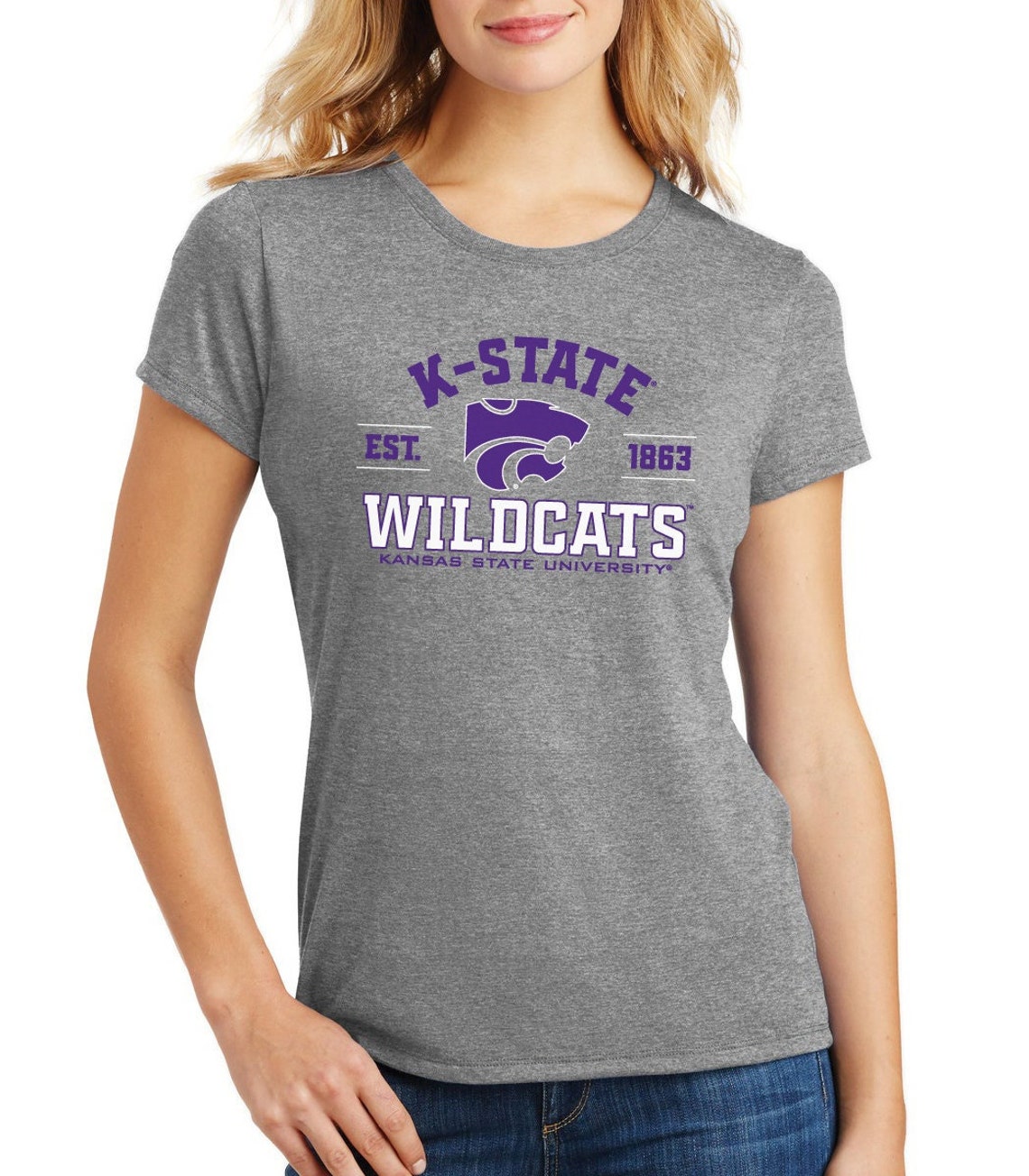 K-state Womens Shirt K-state Wildcats Shirt Kansas State - Etsy