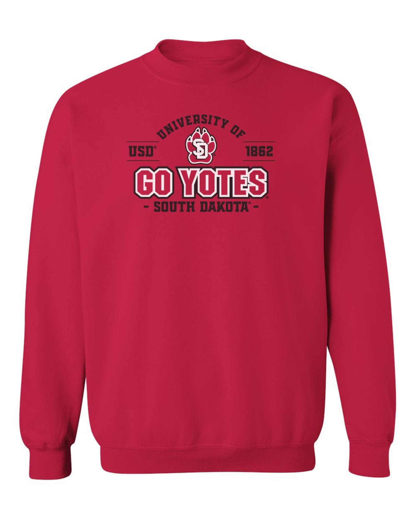 USD Coyotes Sweatshirt South Dakota Sweatshirt Go Yotes - Etsy