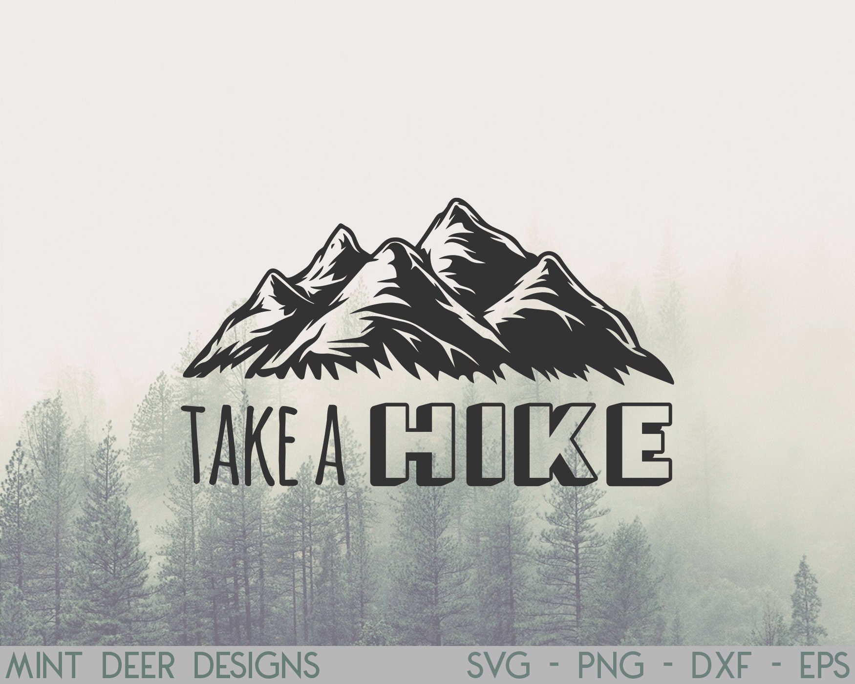 Take a Hike SVG Bundle: Mountain Graphic Designs (digital Download) - Etsy
