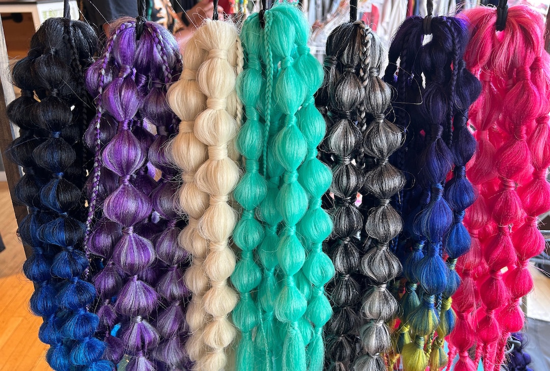 Fairytail Rave/festival Bubble Braids - Etsy