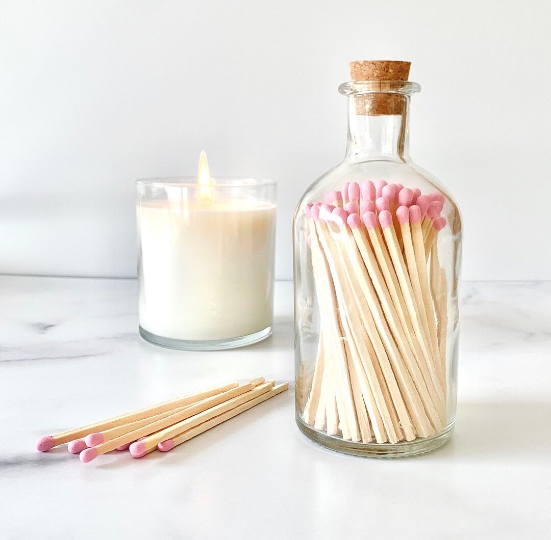 Grand Matchstick Bottle Colored Matches Strike on Bottle - Etsy