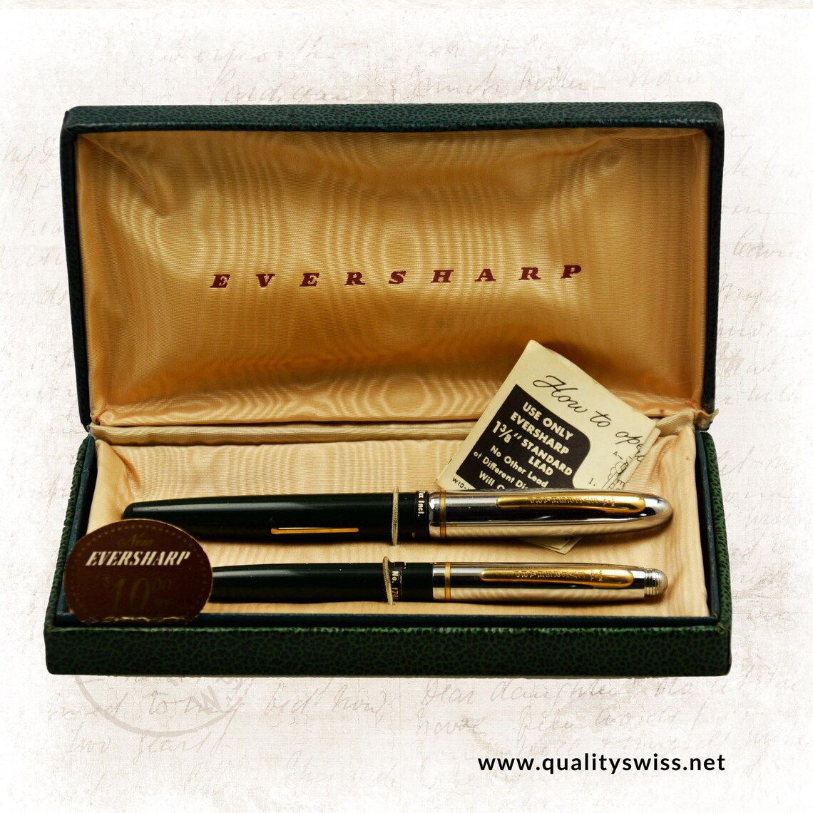 Wahl Eversharp Raymond Lowey Fountain Pen & Pencil Set, New Old Stock ...