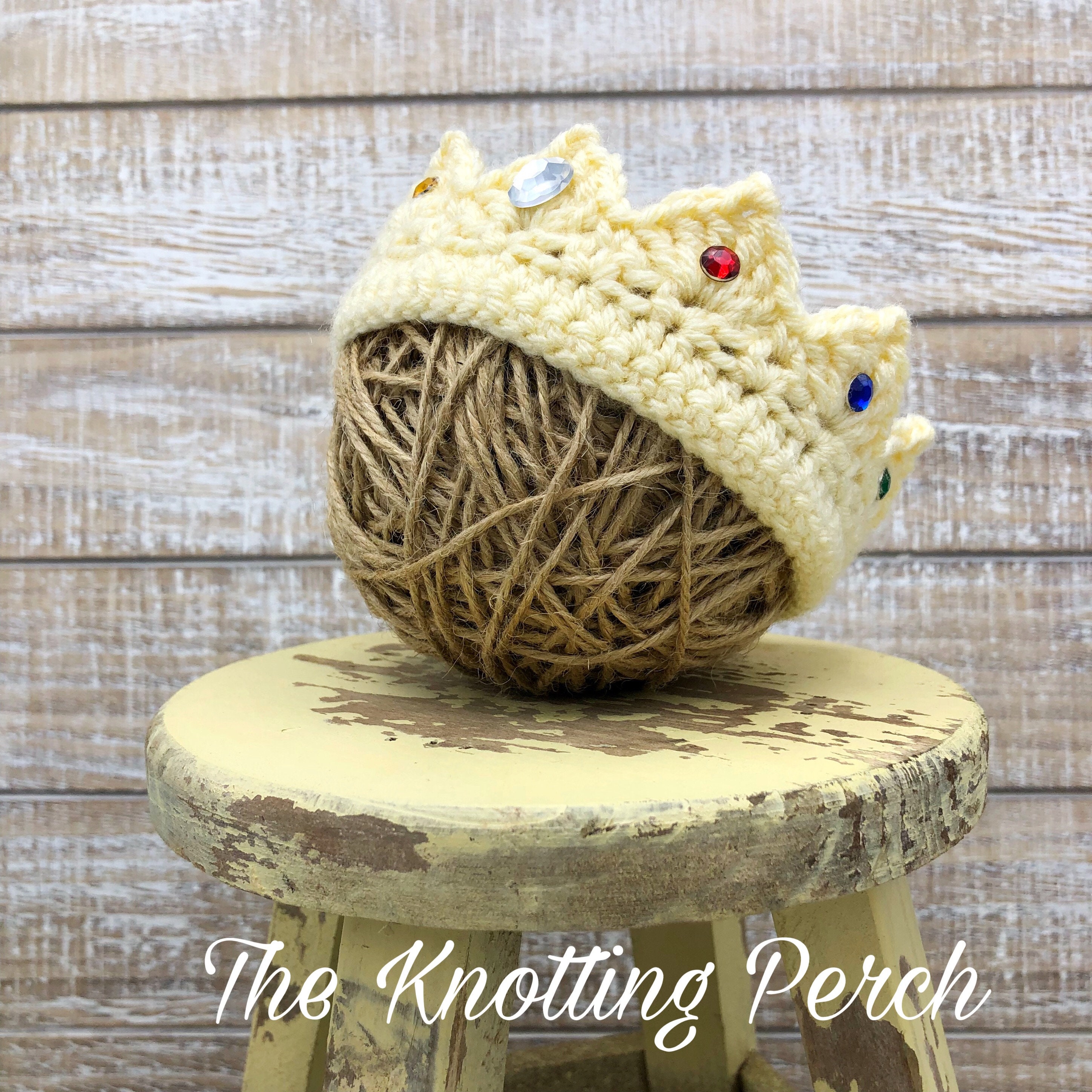 Crochet Prince Gold Crown Newborn Photo Prop Baby Toddler - Etsy
