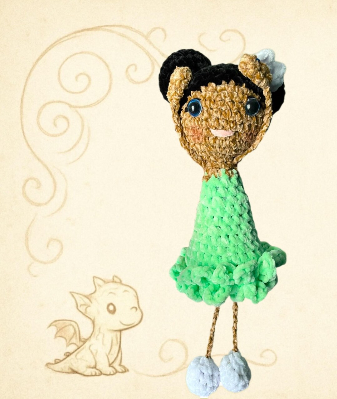 Handmade Ballerina Princess Rag Dolls – Soft, Velvety Fairy Tale ...