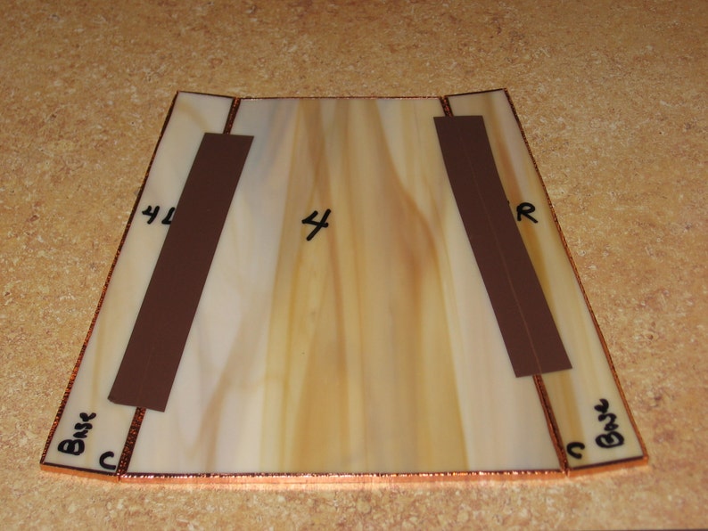 Stained Glass Inward Beveled Corners Lampshade PDF Instructions and ...