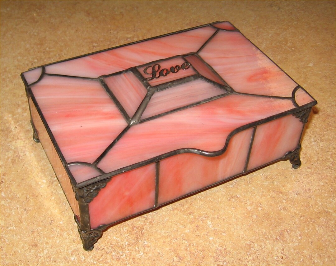 Stained Glass Music Box of Love PDF Instructions and Pattern - Etsy