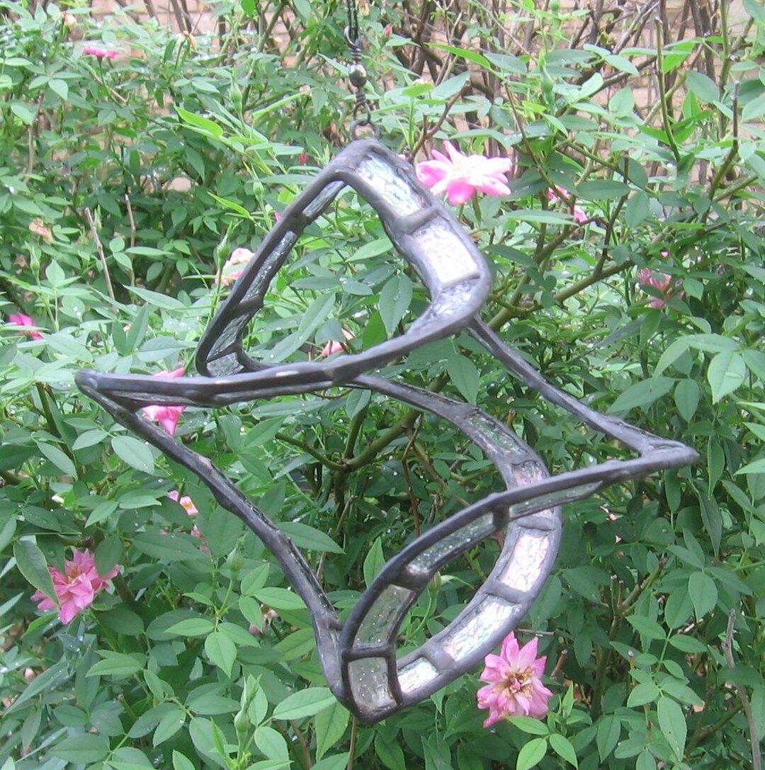 Three Ribbon Wind Spinner Stained Glass Pattern - Etsy