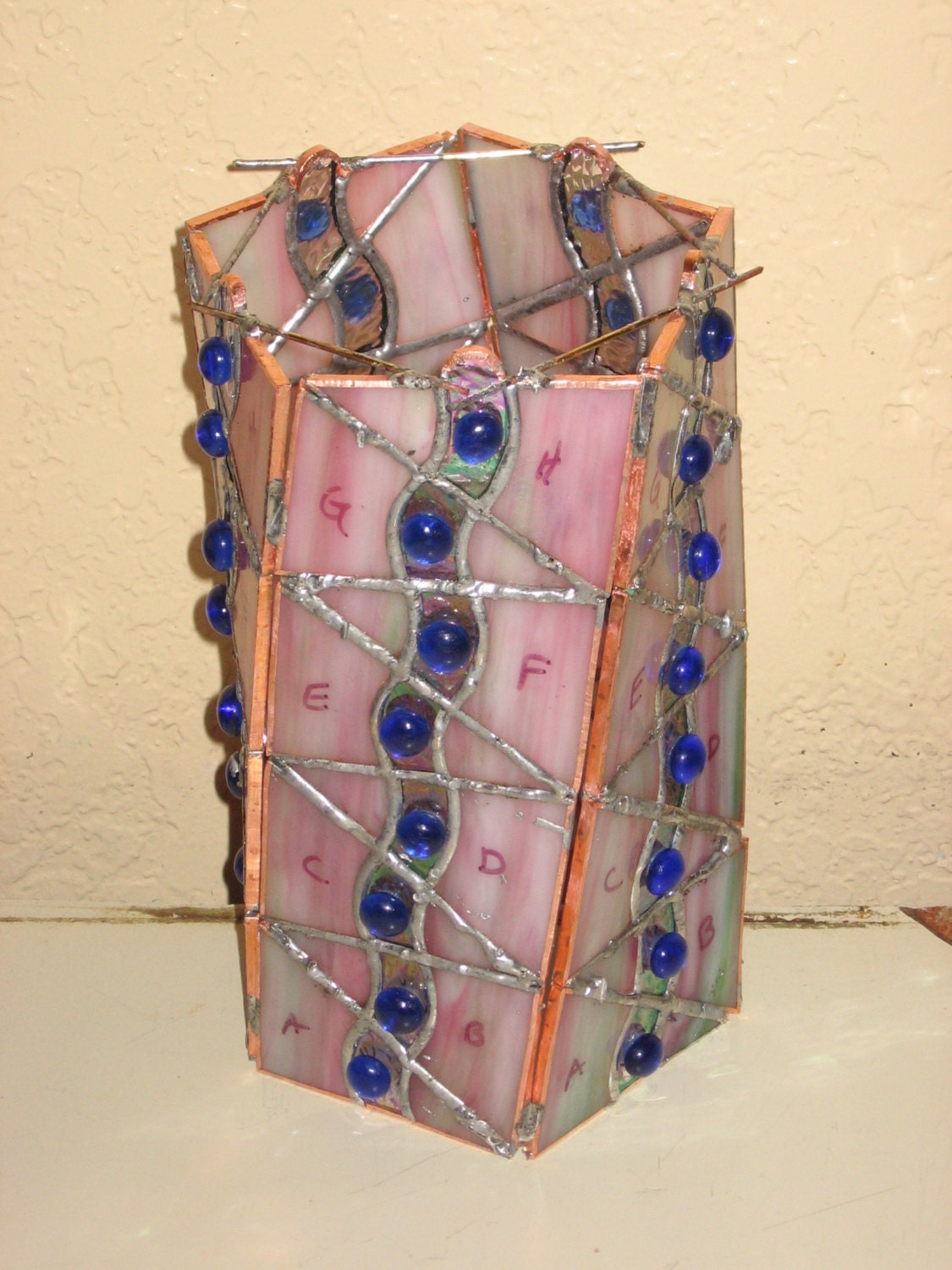 Stained Glass Lantern twisted PDF Instructions and Pattern - Etsy Ireland