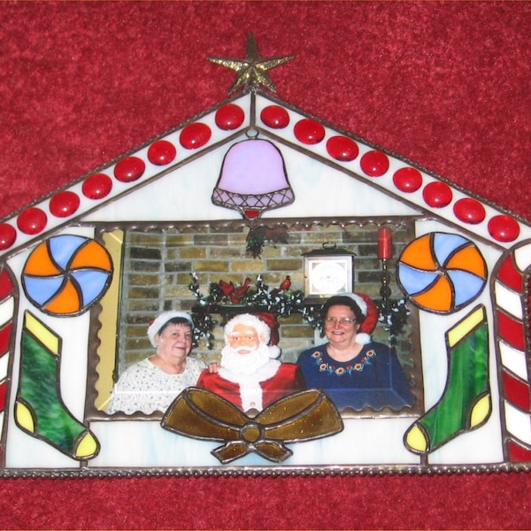 Stained Glass Gingerbread House - Etsy