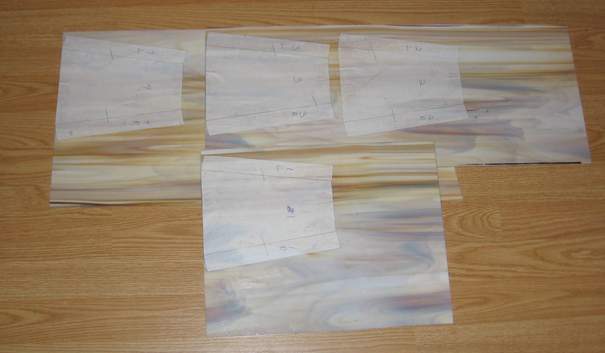 Stained Glass Inward Beveled Corners Lampshade PDF Instructions and ...