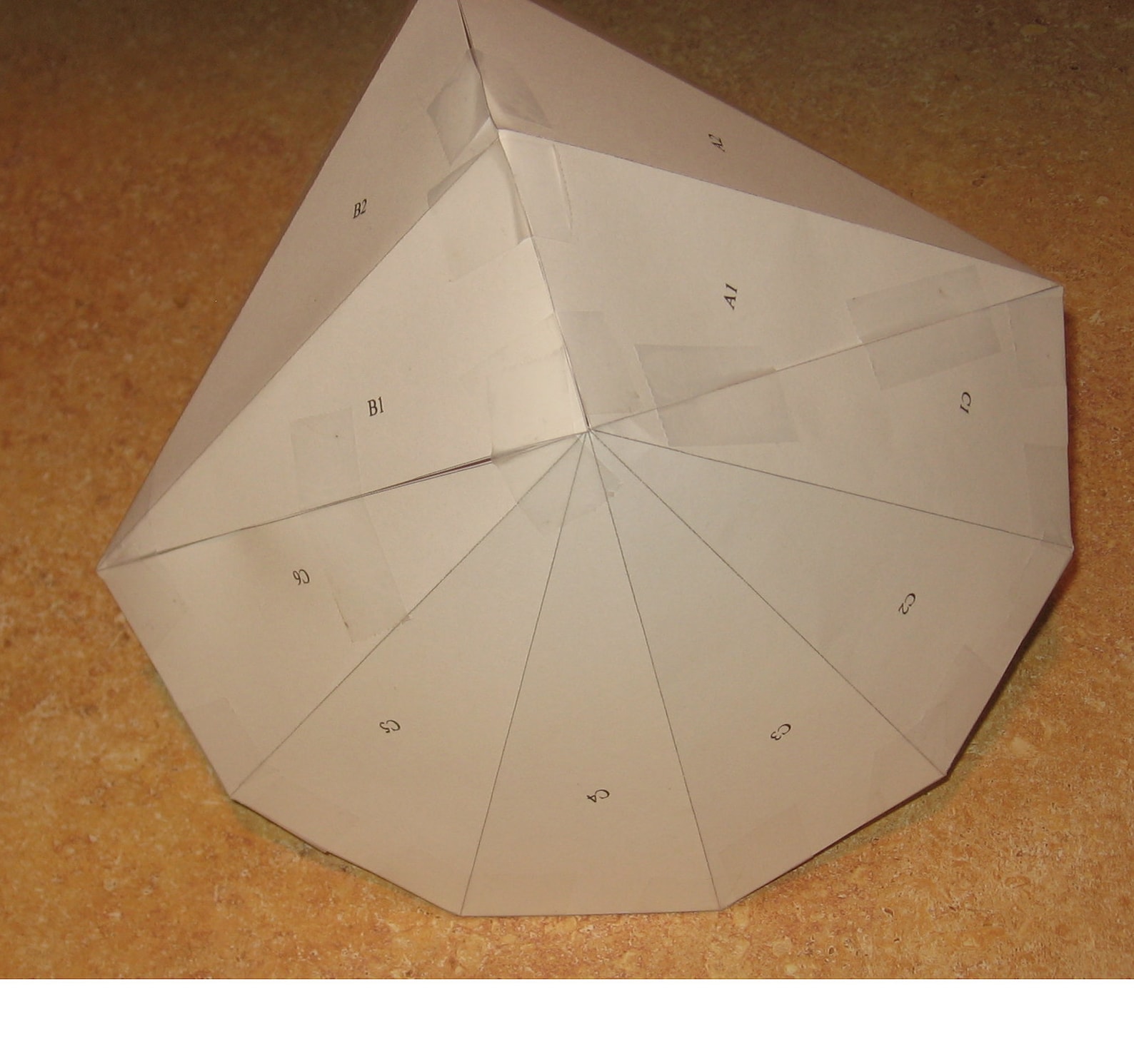Sphericon Hanging Lantern Pattern Stained Glass - Etsy