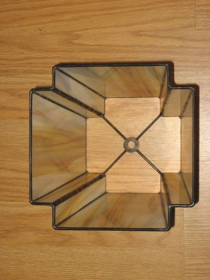 Stained Glass Inward Beveled Corners Lampshade PDF Instructions and ...