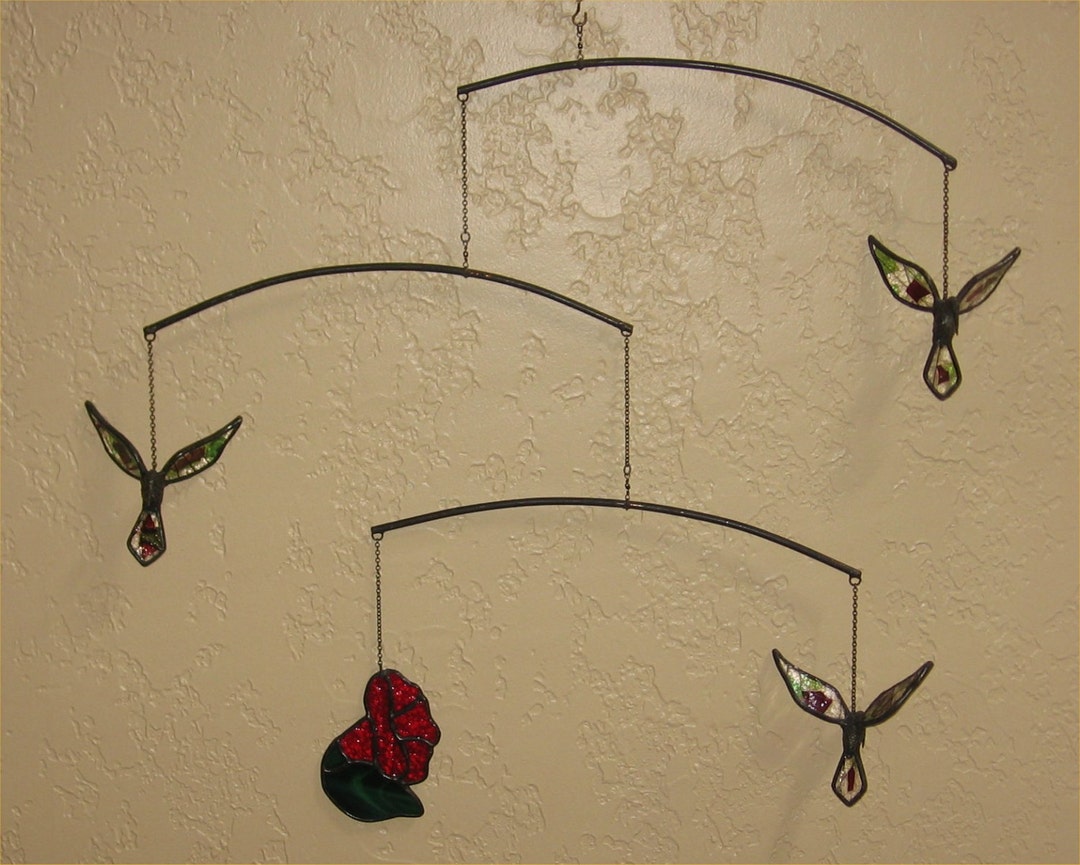Stained Glass Hummingbird Mobile Pattern - Etsy