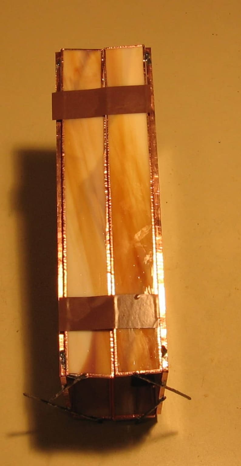 Stained Glass Inward Beveled Corners Lampshade PDF Instructions and ...
