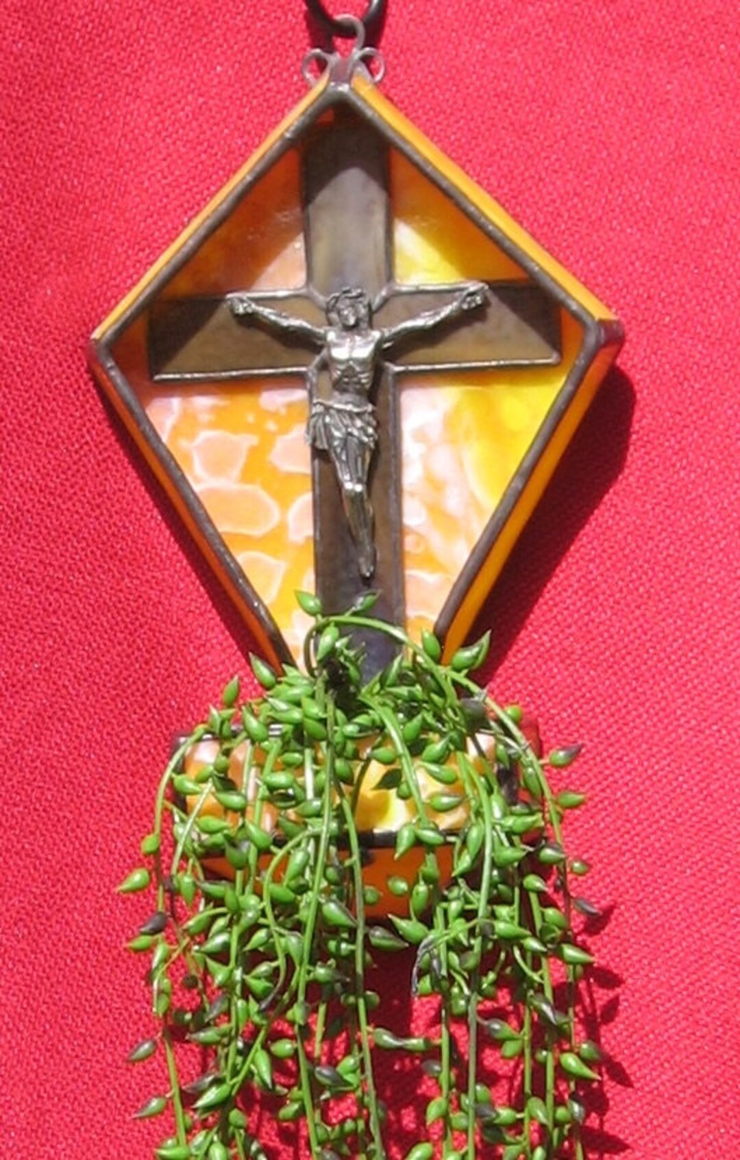 Stained Glass Black Forest Crucifix Pattern and Instructions - Etsy