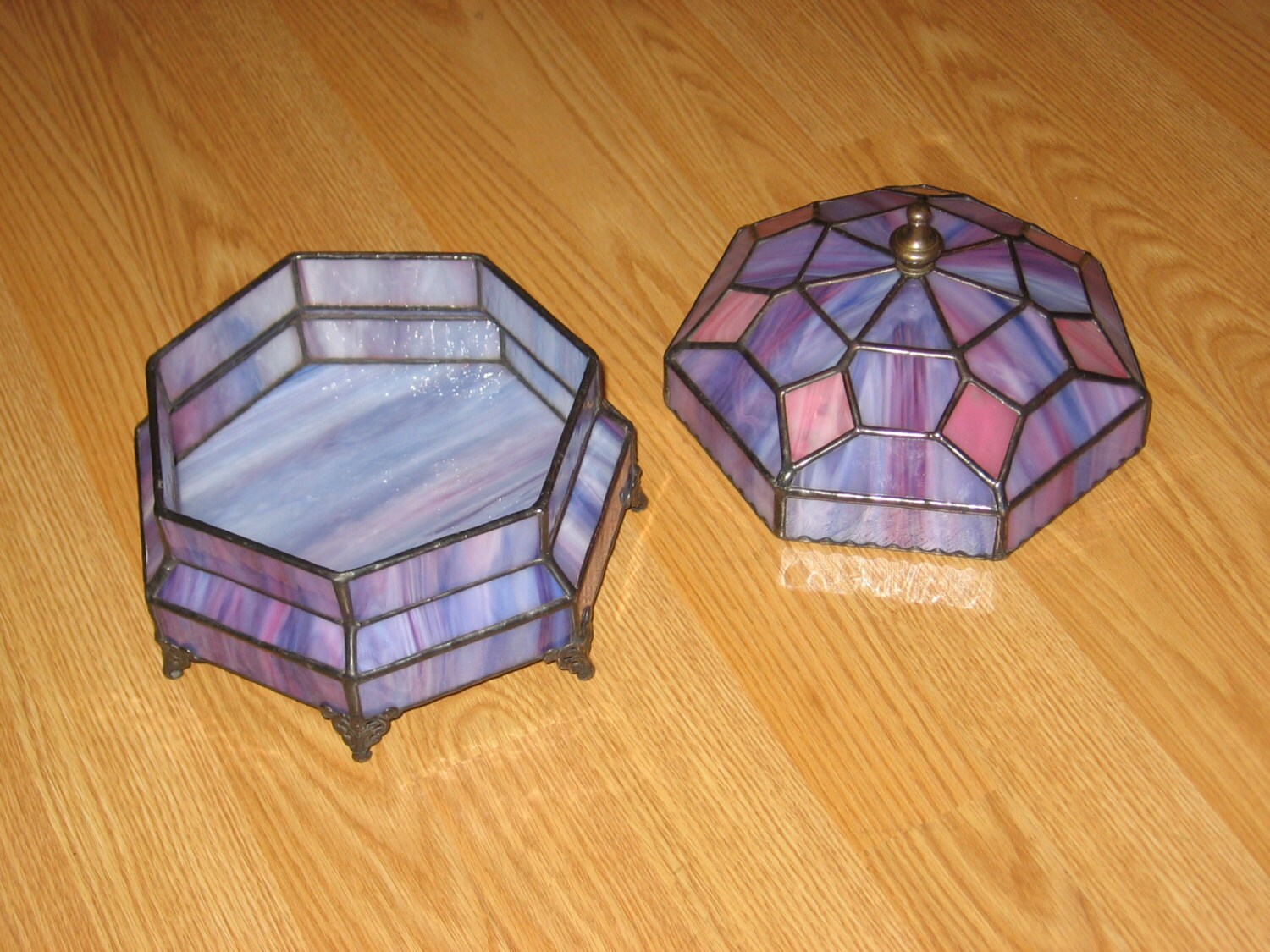 Stained Glass Keepsake Box PDF Instructions and Pattern - Etsy